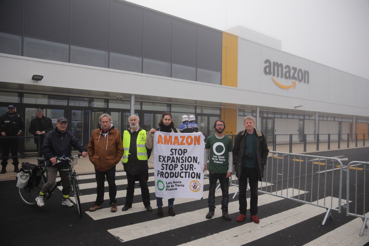 Entrepôt d’Amazon : le Gouvernement inaugure la destruction du climat ...