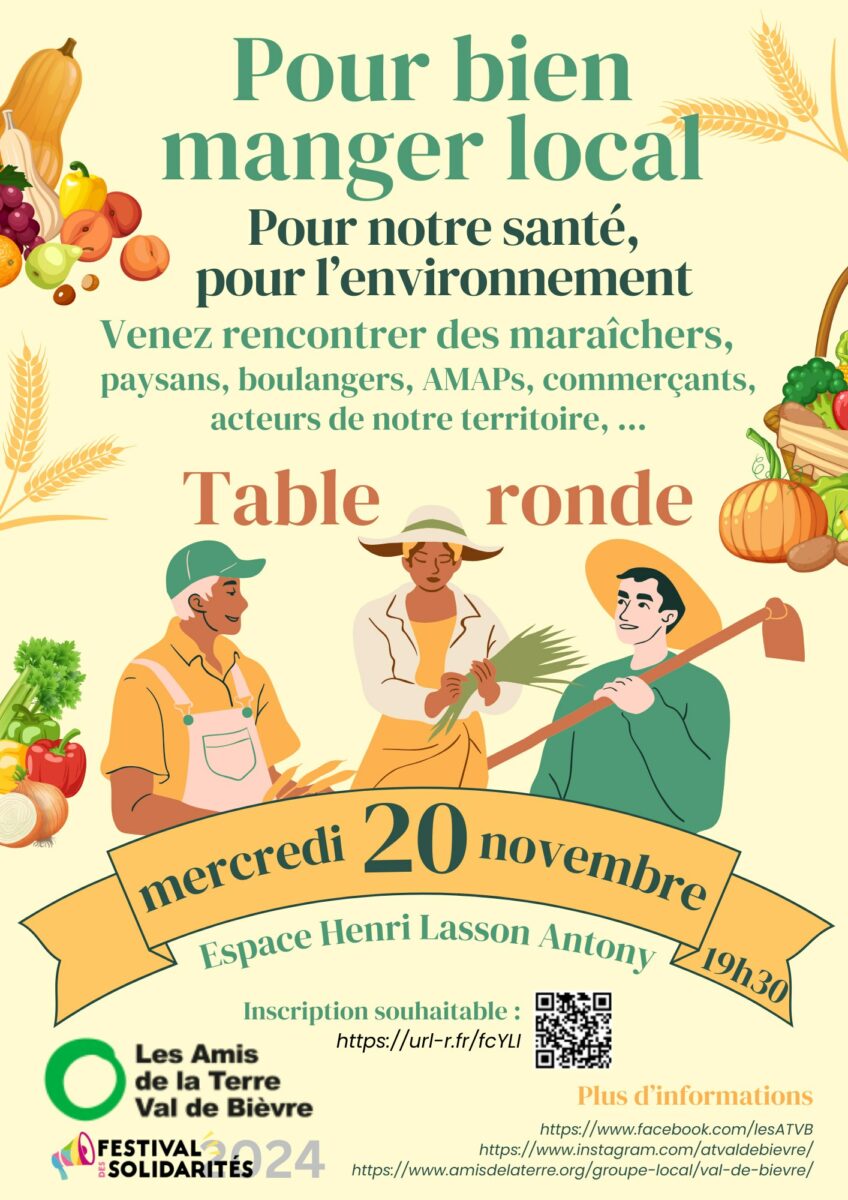 Table ronde « Comment bien manger local, pour notre santé, pour l ...